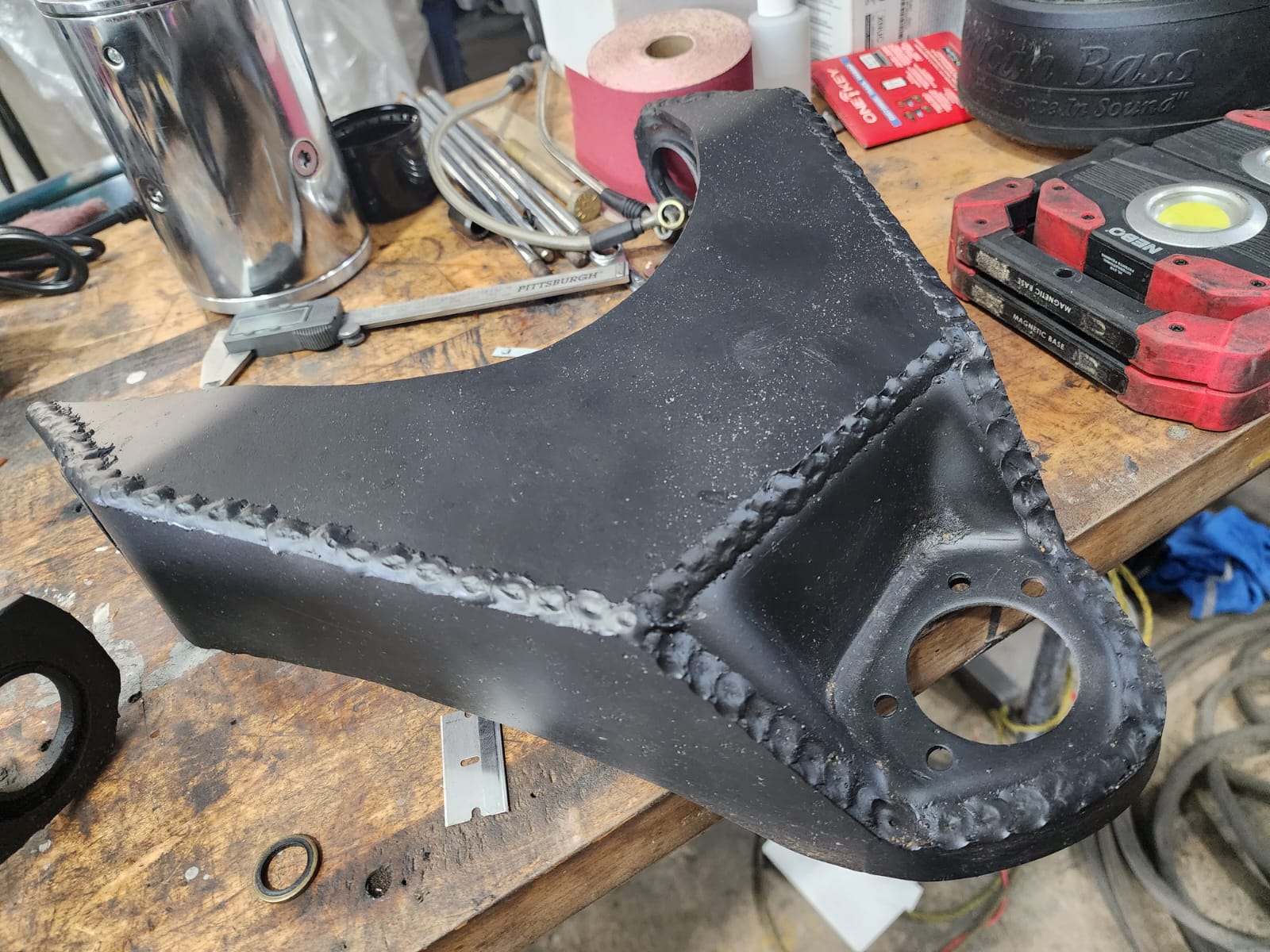 Big Body Upper A-Arms Reinforced with 2″ Extension (Black) – Hoppers ...