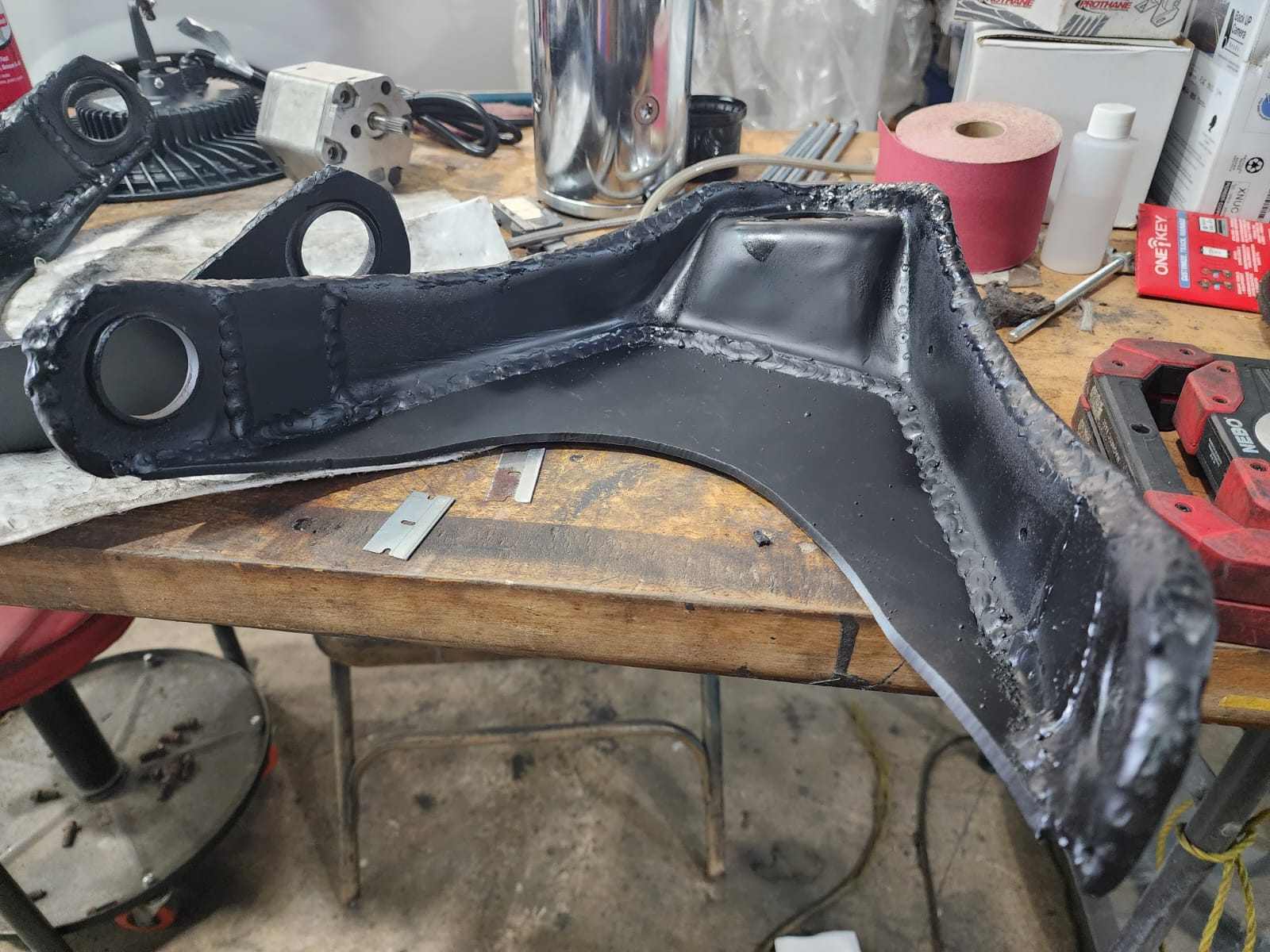 Big Body Upper A-Arms Reinforced with 2″ Extension (Black) – Hoppers ...